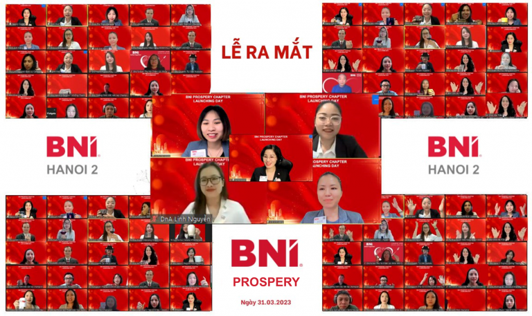 BNI Prospery chính thức ra mắt – Xây dựng mối quan hệ kinh doanh bền ...